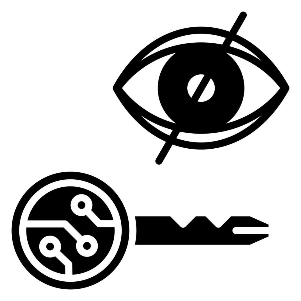 Private Key Icon Line Vector Illustration 39886246 Vector Art At Vecteezy