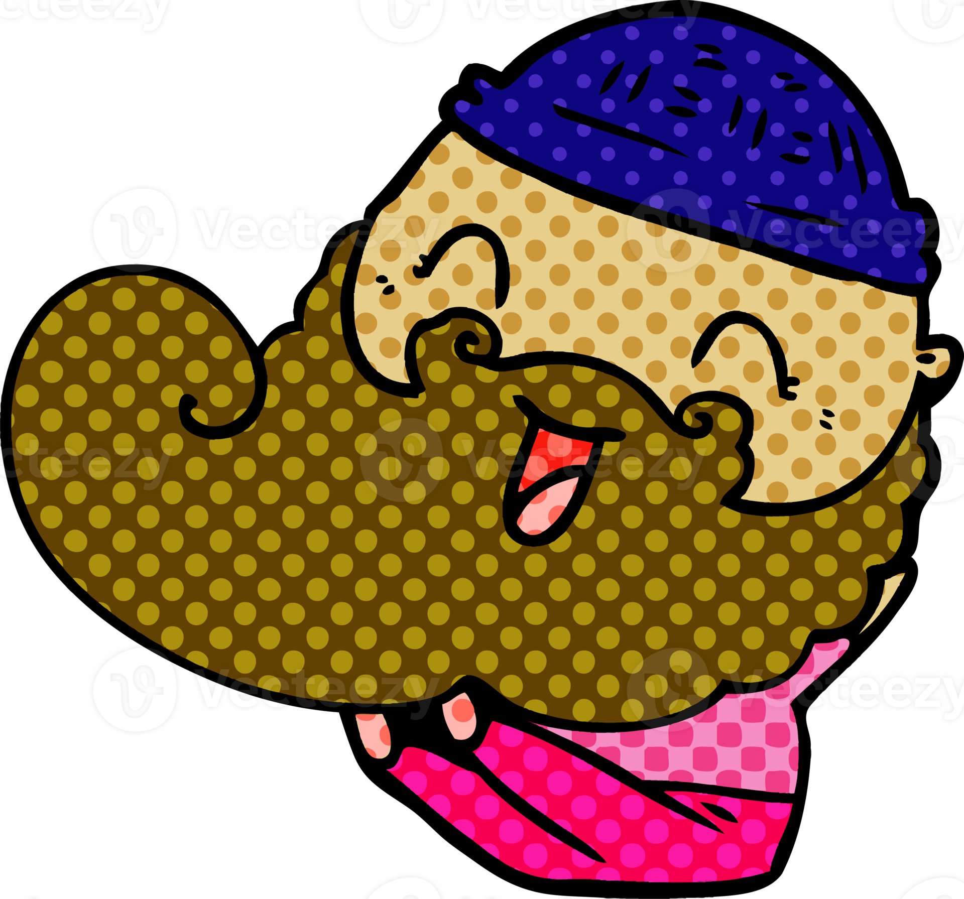 Happy Bearded Man 39891774 Png