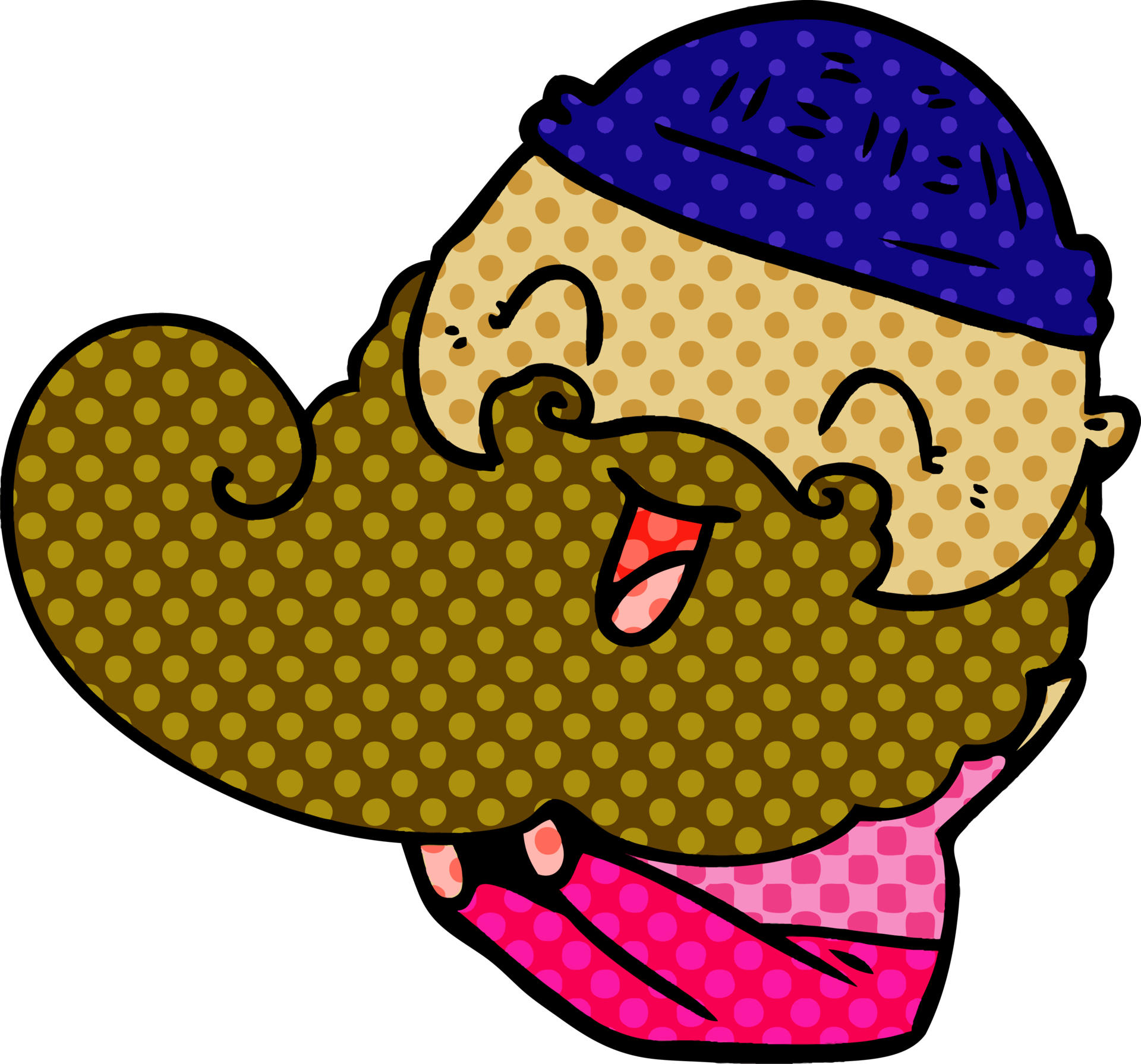 Happy Bearded Man 39891774 Png