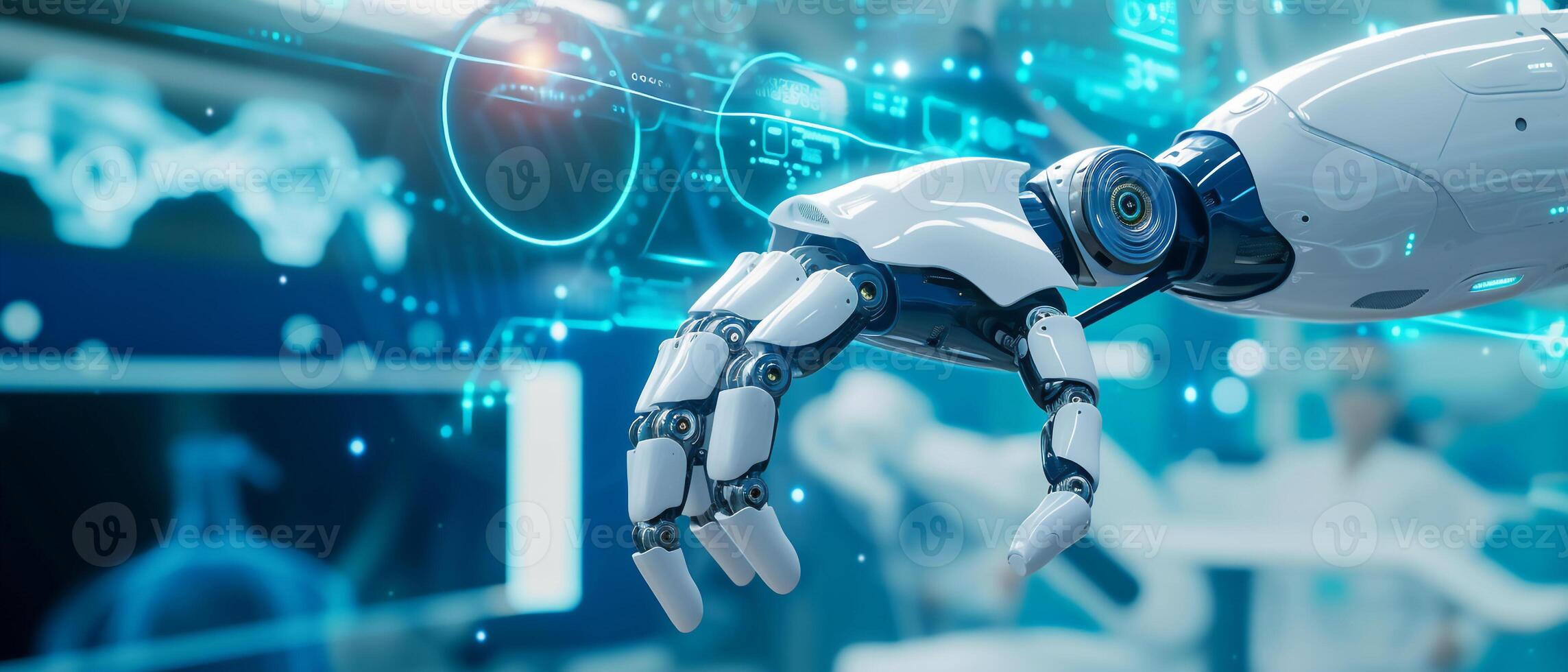 AI generated Advanced Robotic Arm in High-Tech Laboratory Setting ...