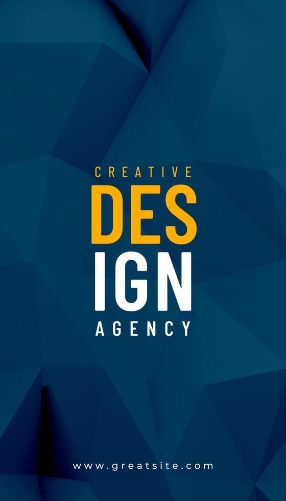 Blue and Yellow Minimalist Graphic Design Business Card Vertical ...