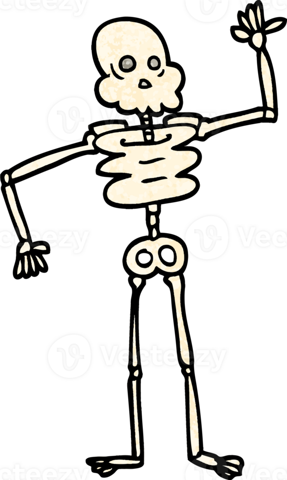 grunge textured illustration cartoon skeleton 39917309 PNG grunge textured illustration cartoon skeleton 39917309 PNG