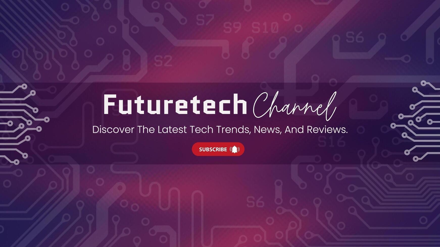 Technology Business Youtube Banner 39925949 Template