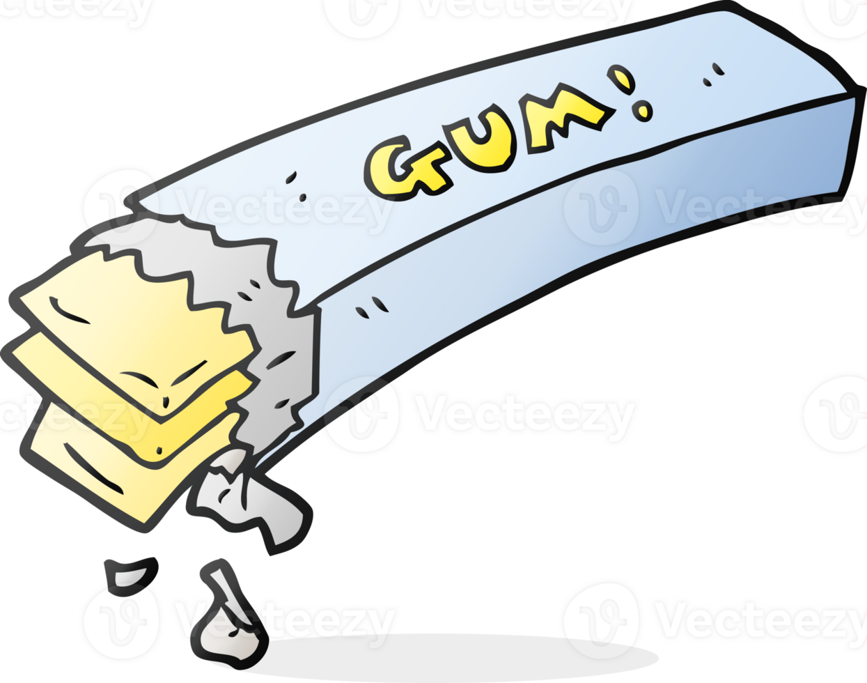 Cartoon Chewing Gum 39928457 Png