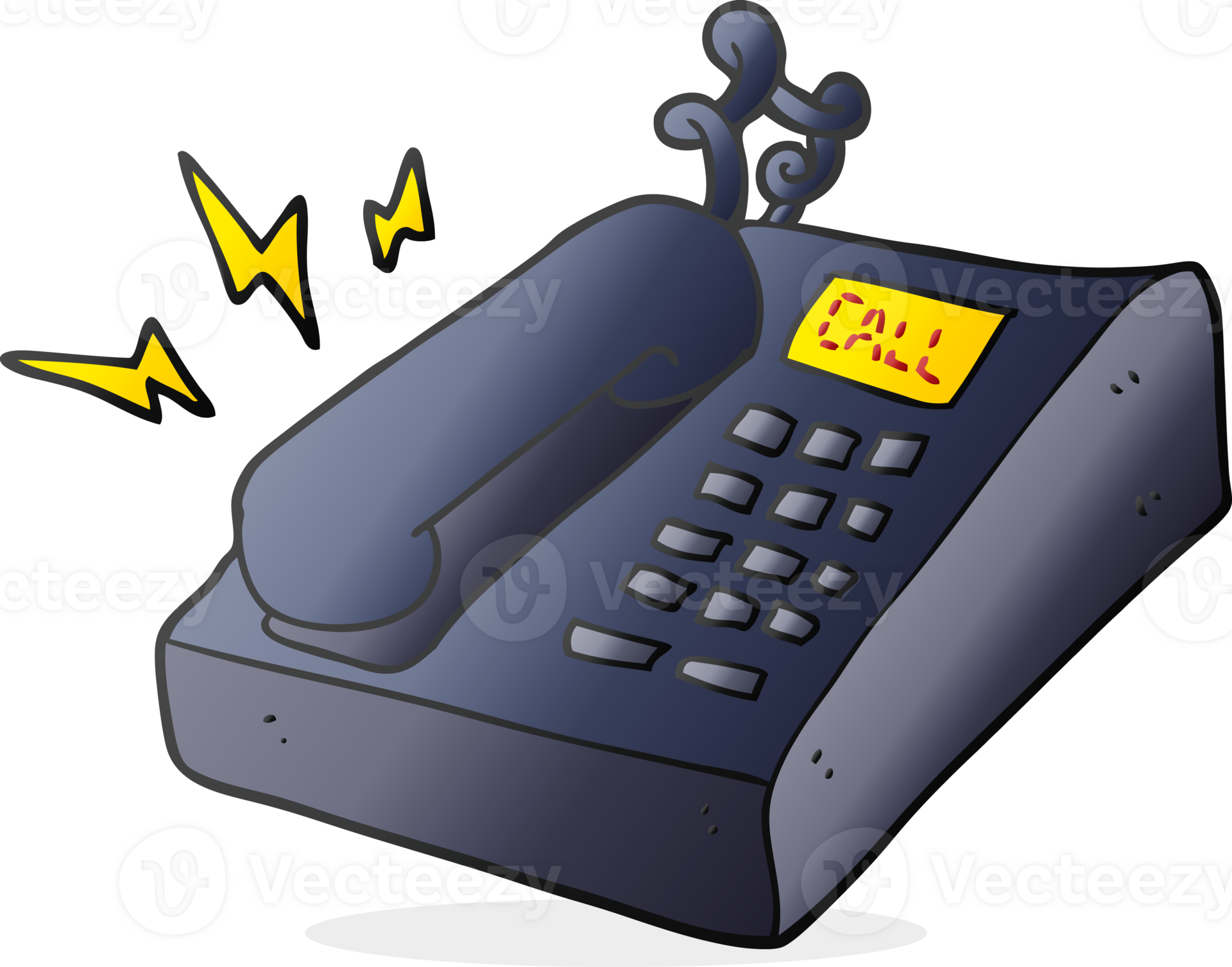 Cartoon Office Telephone 39930425 PNG cartoon-office-telephone-39930425-png