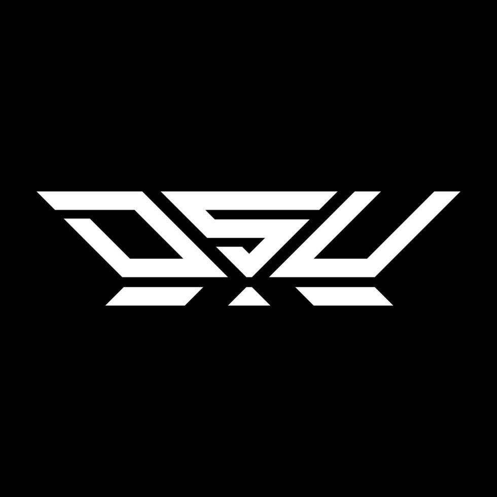 Dsu Letter Logo Vector Design Dsu Simple And Modern Logo Dsu Luxurious Alphabet Design