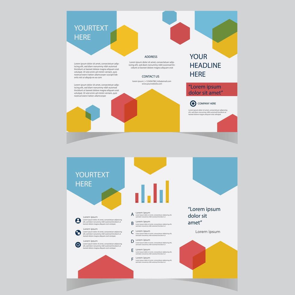 negocio márketing tri doblez folleto diseño, corporativo negocio tri ...