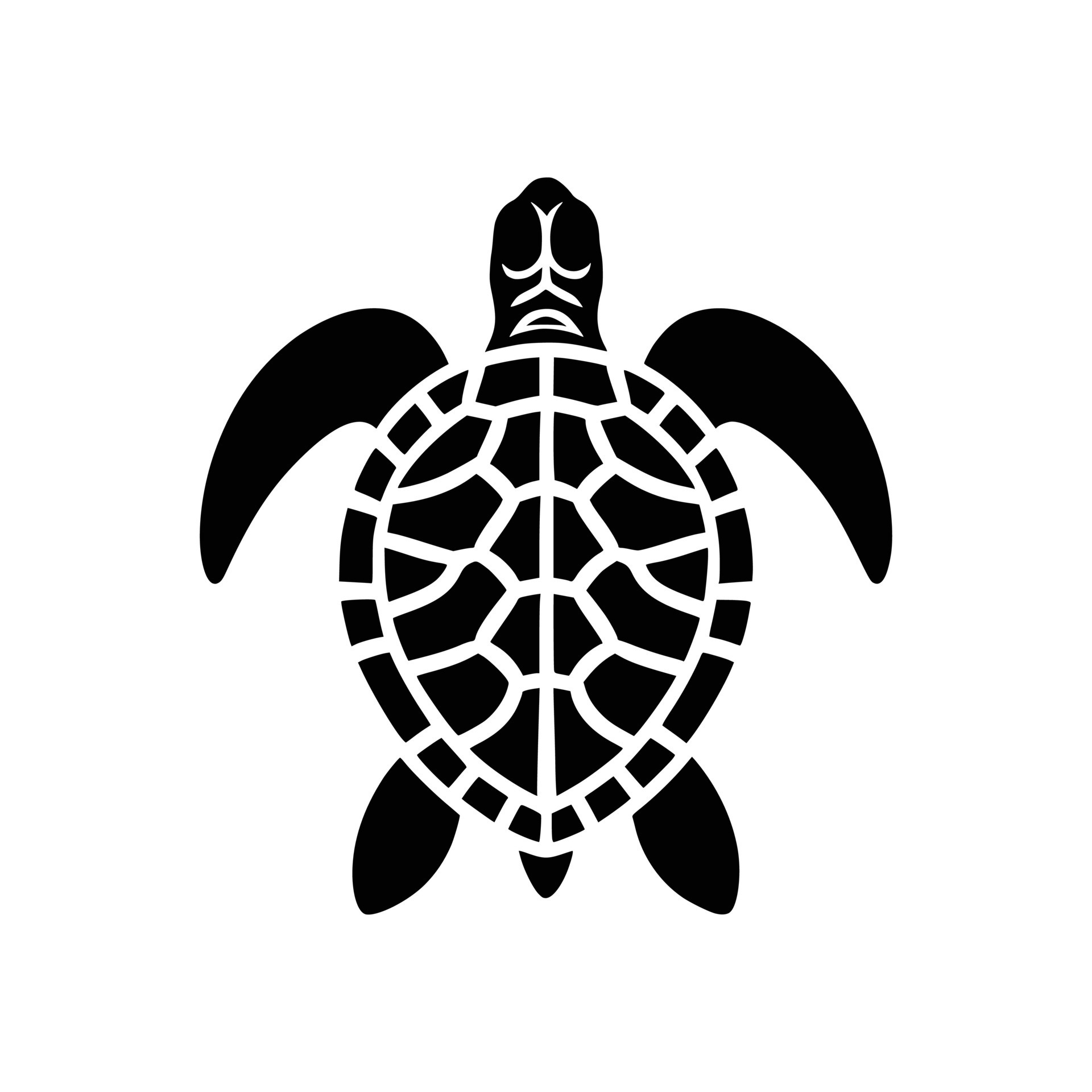 Sleek Turtle Symbol Flat Graphic Design Turtle Icon 39940594 Vector Art ...