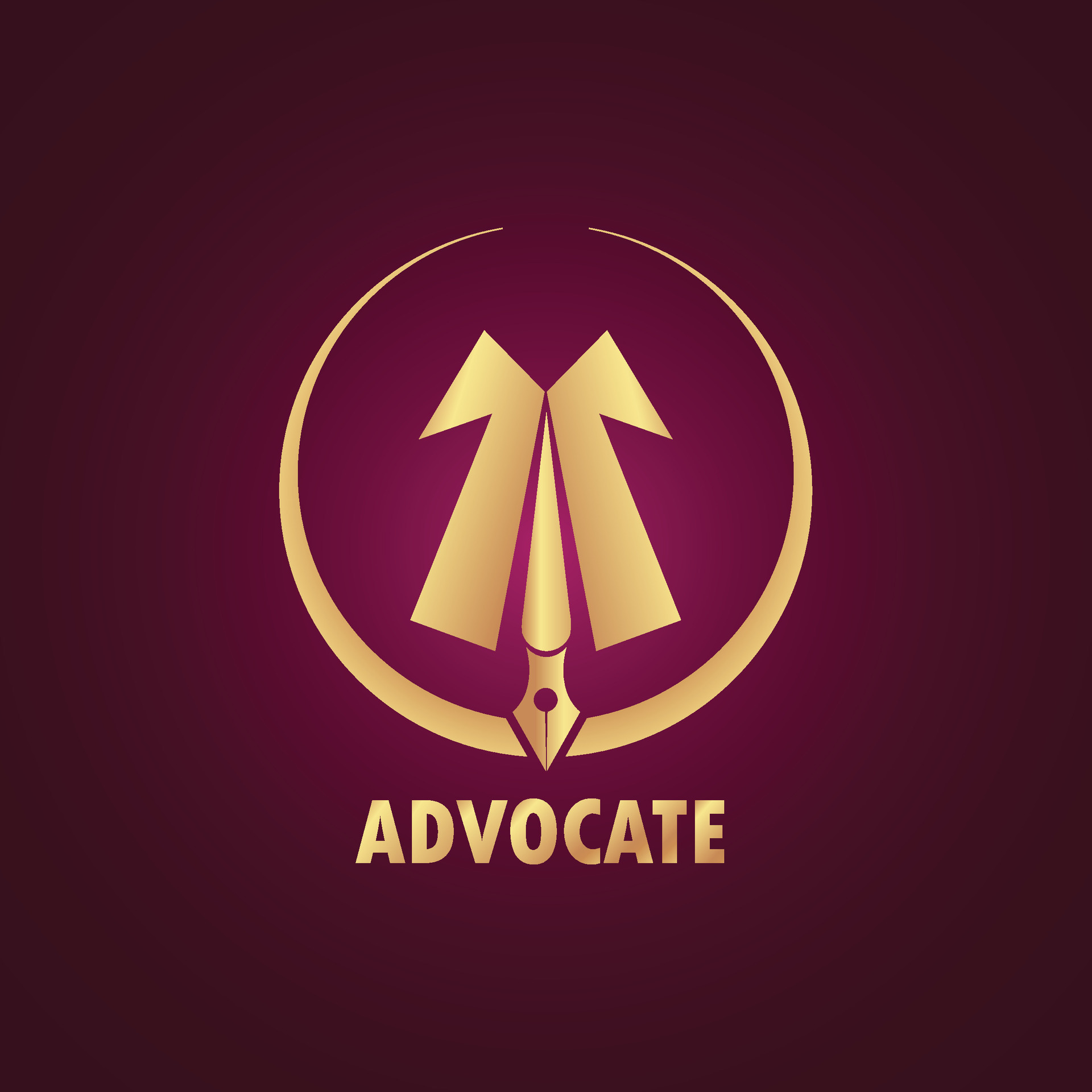 logo for advocate 39940949 Vector Art at Vecteezy