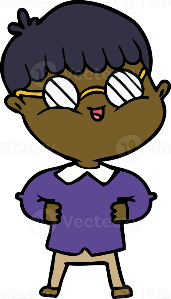 cartoon boy wearing spectacles 39940995 PNG cartoon boy wearing spectacles 39940995 PNG