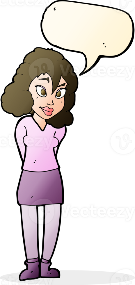 cartoon confused woman with speech bubble 39946510 PNG cartoon confused woman with speech bubble 39946510 PNG