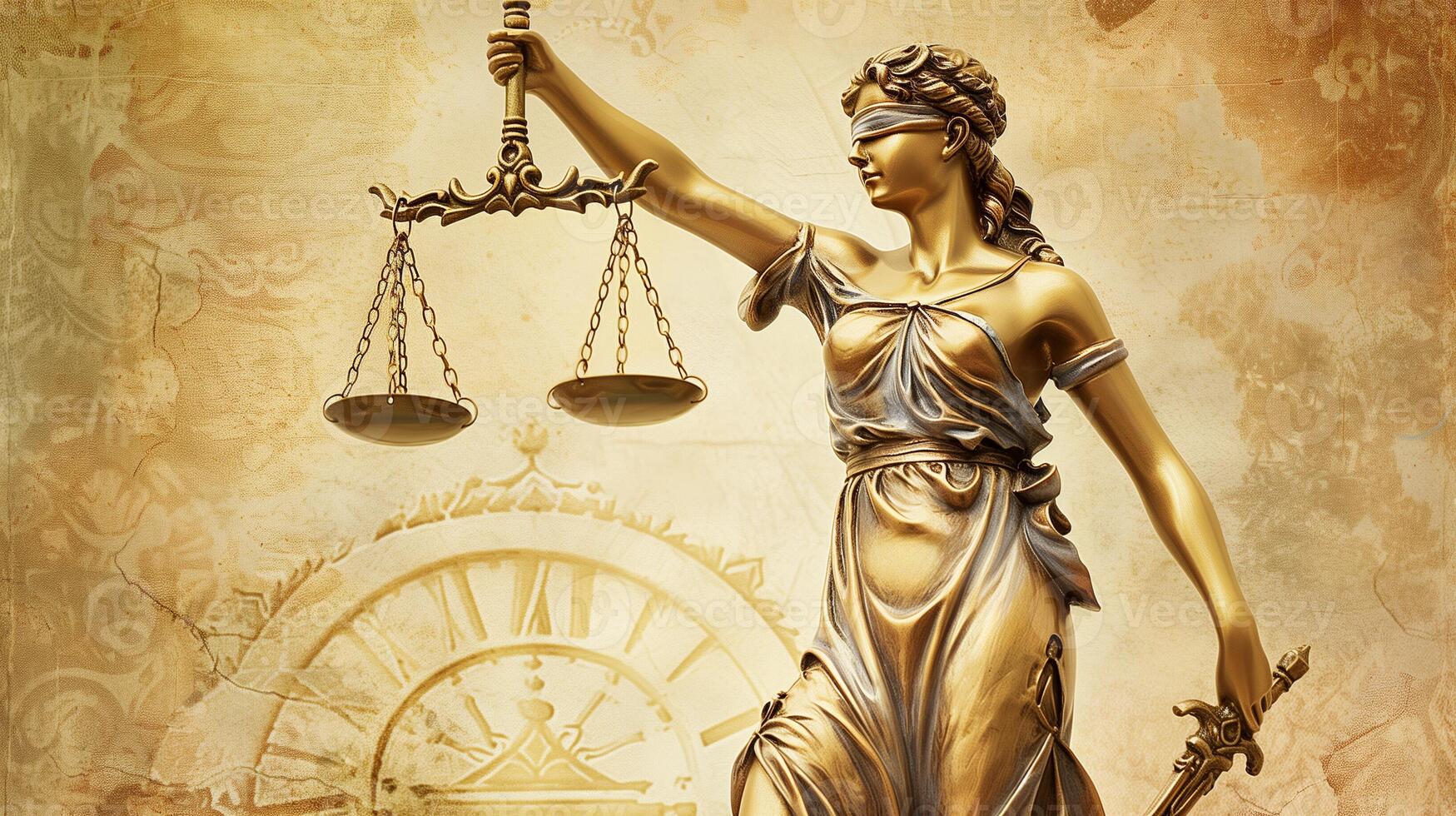 AI generated Lady Justice Bronze Statue, Vintage Judicial Symbolism ... AI generated Lady Justice Bronze Statue, Vintage Judicial Symbolism ...