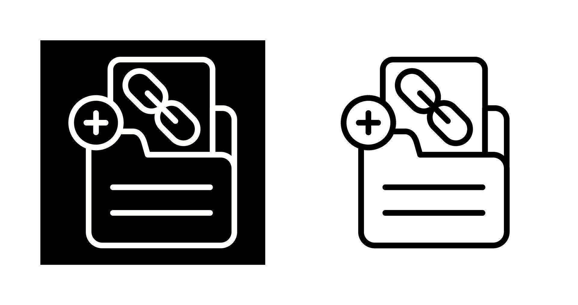 Document Insert Link Vector Icon 39958625 Vector Art at Vecteezy