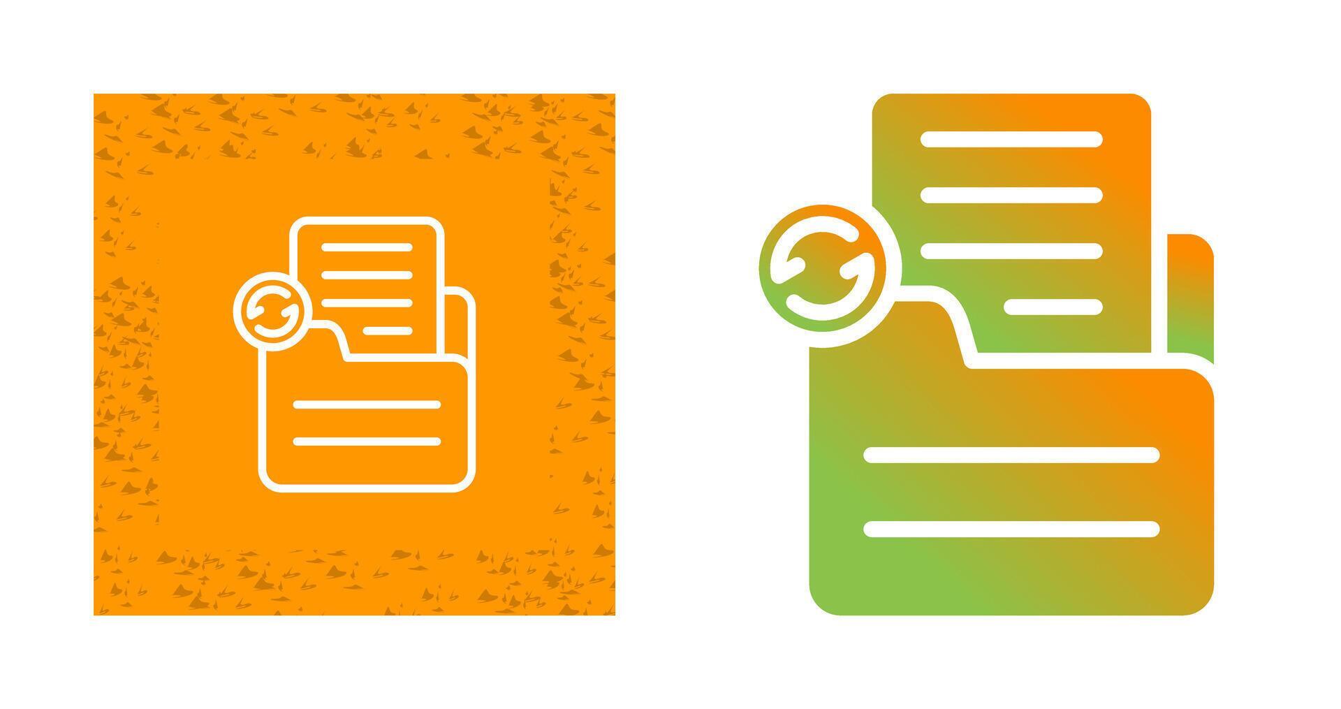 Document Sync Vector Icon 39964088 Vector Art at Vecteezy