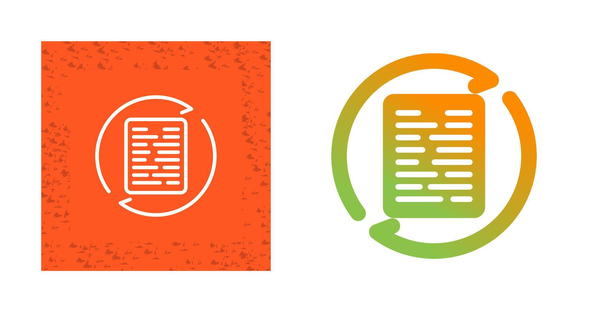 Document Synchronization Vector Icon 39965251 Vector Art at Vecteezy