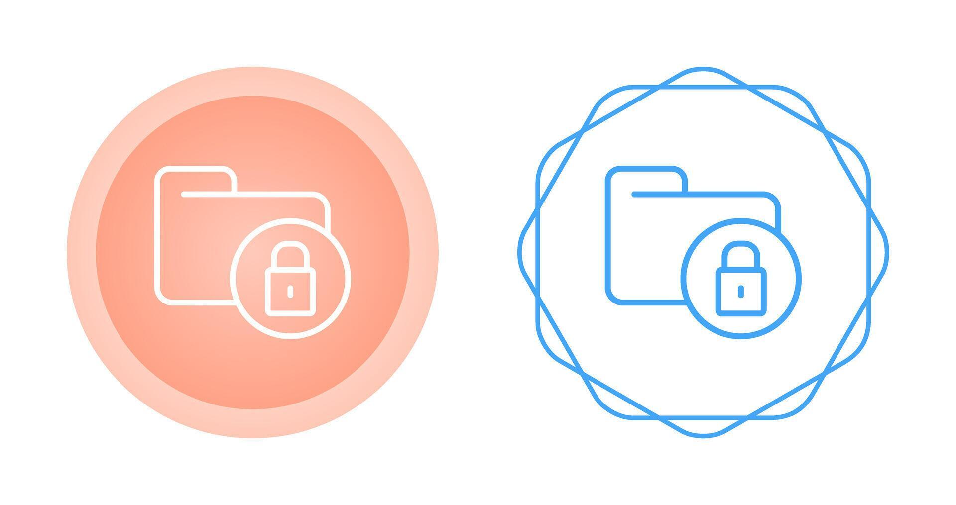 Secure Folder Vector Icon 39966331 Vector Art at Vecteezy