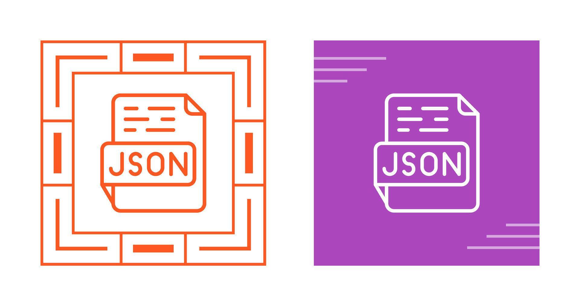 JSON Vector Icon 39974562 Vector Art at Vecteezy