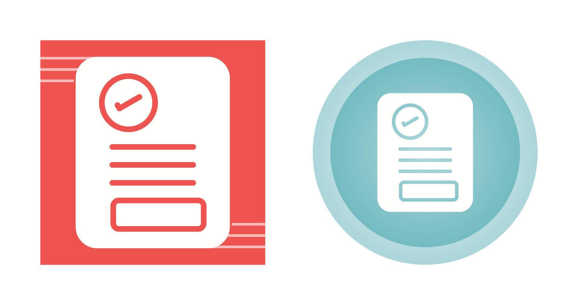 Document Approval Vector Icon 39983511 Vector Art at Vecteezy