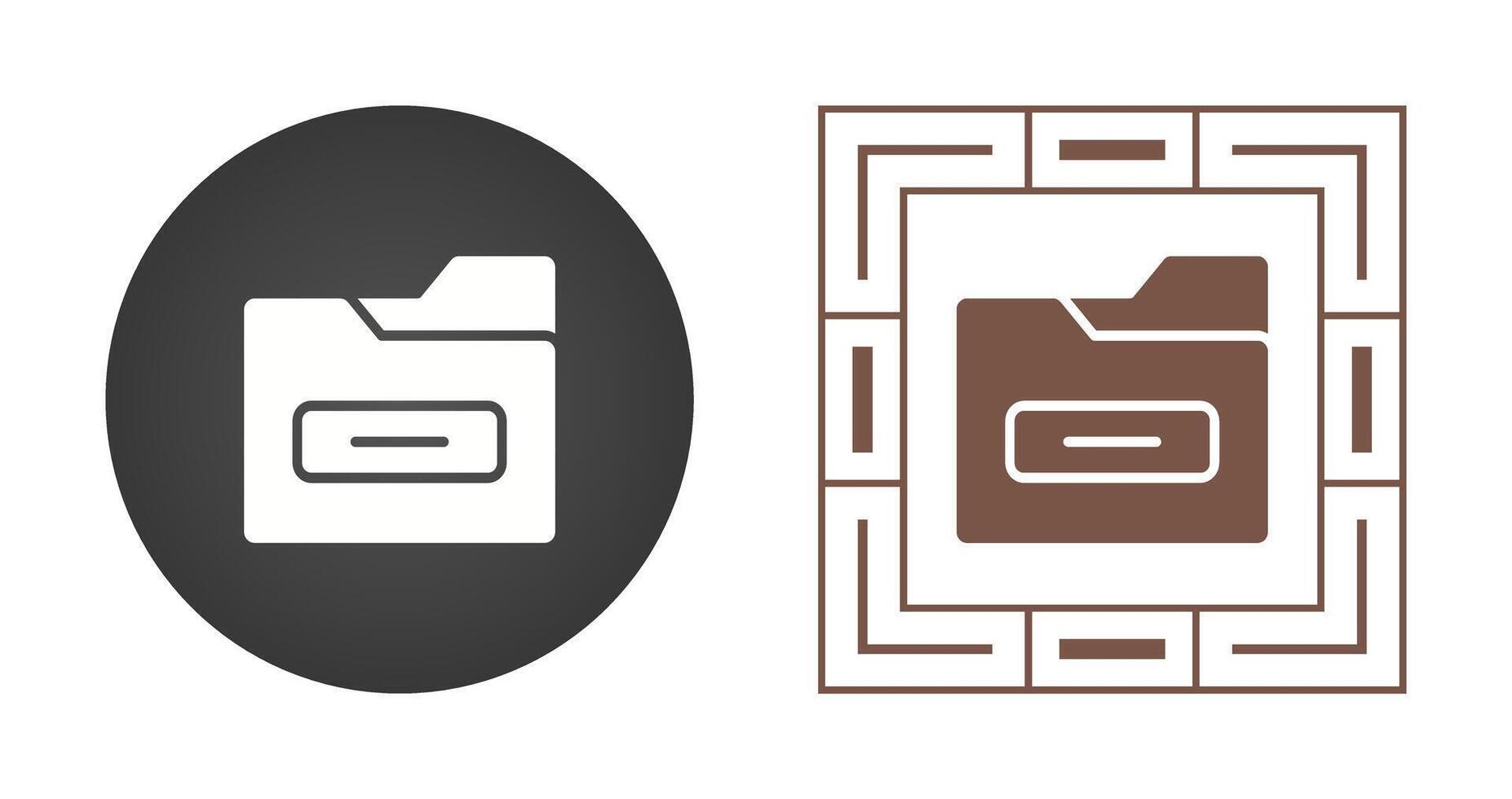 File Folder Vector Icon 39988173 Vector Art at Vecteezy