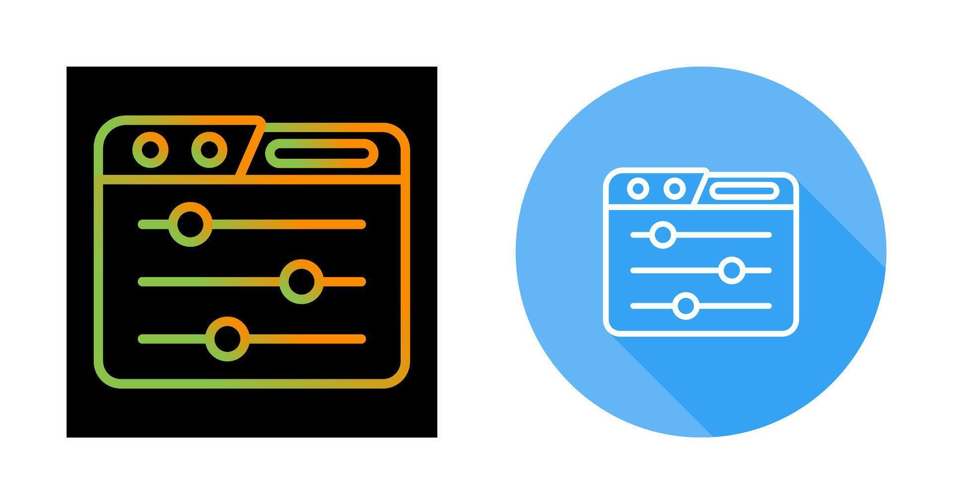 Control Panel Vector Icon 39992522 Vector Art at Vecteezy