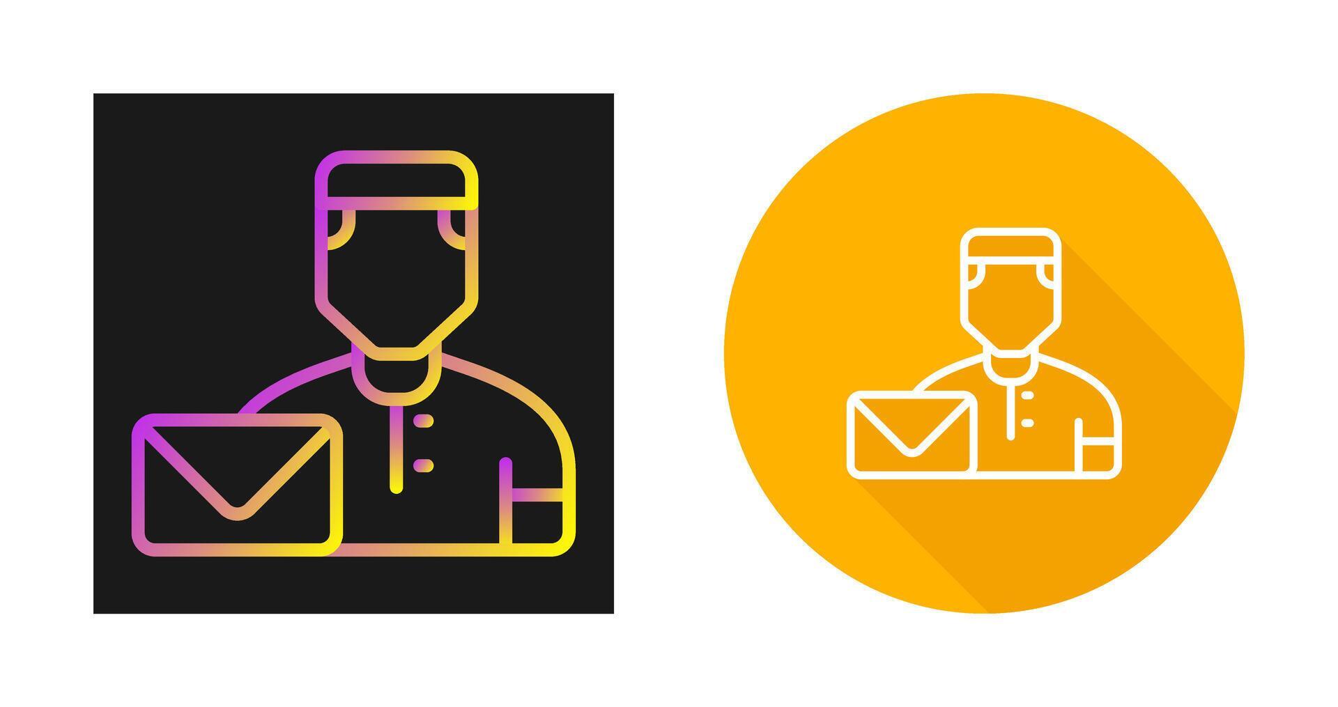 Postman Vector Icon 39994015 Vector Art at Vecteezy