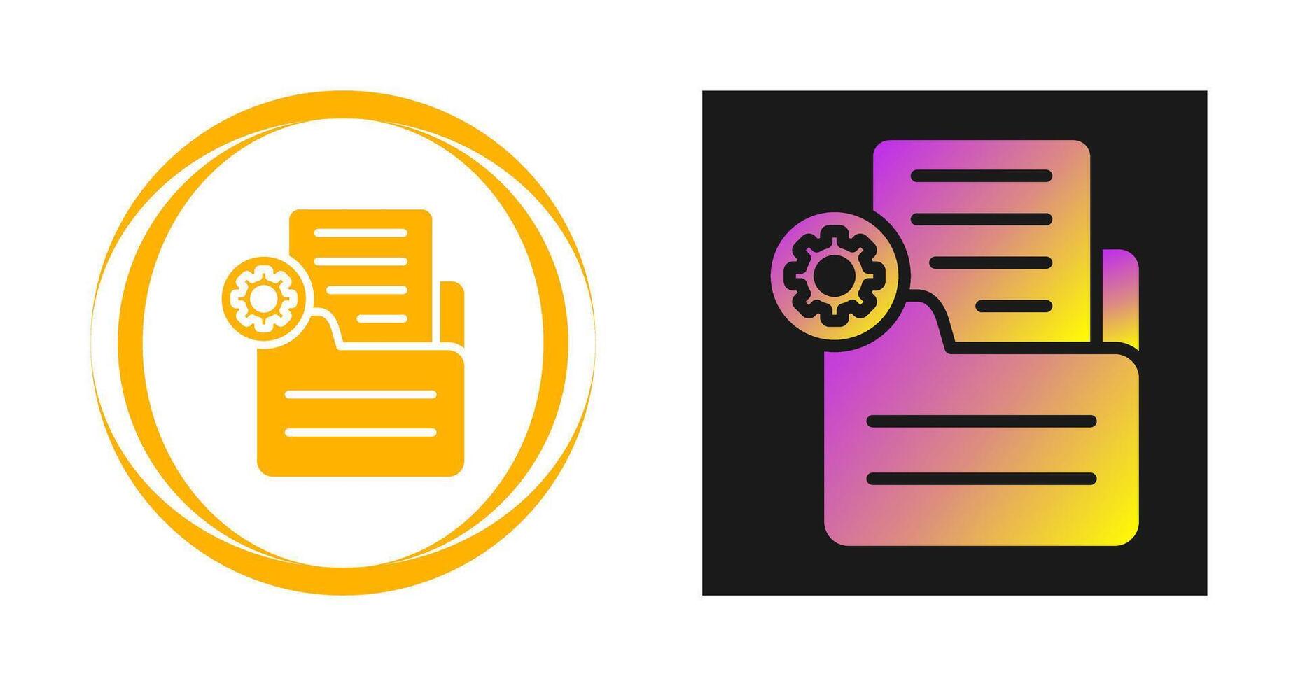 Document Settings Vector Icon 39997280 Vector Art at Vecteezy