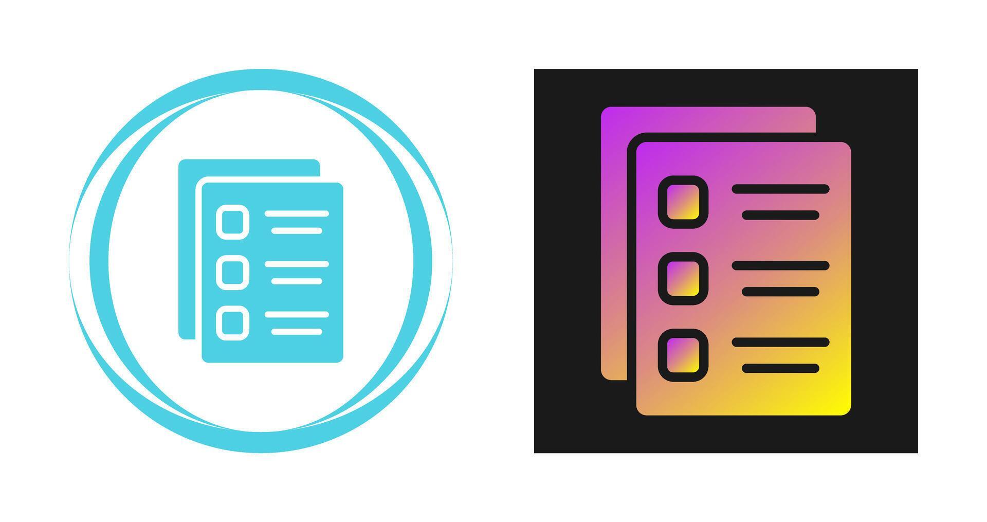 Document Bullets Vector Icon 39997348 Vector Art at Vecteezy