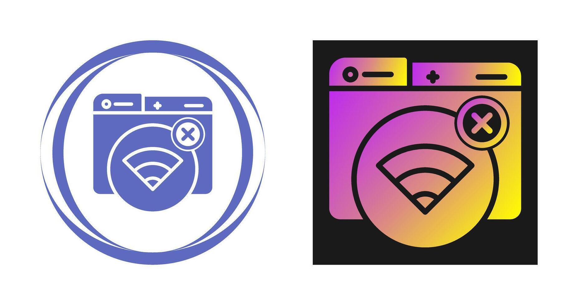 Connection Error Vector Icon 40000821 Vector Art at Vecteezy