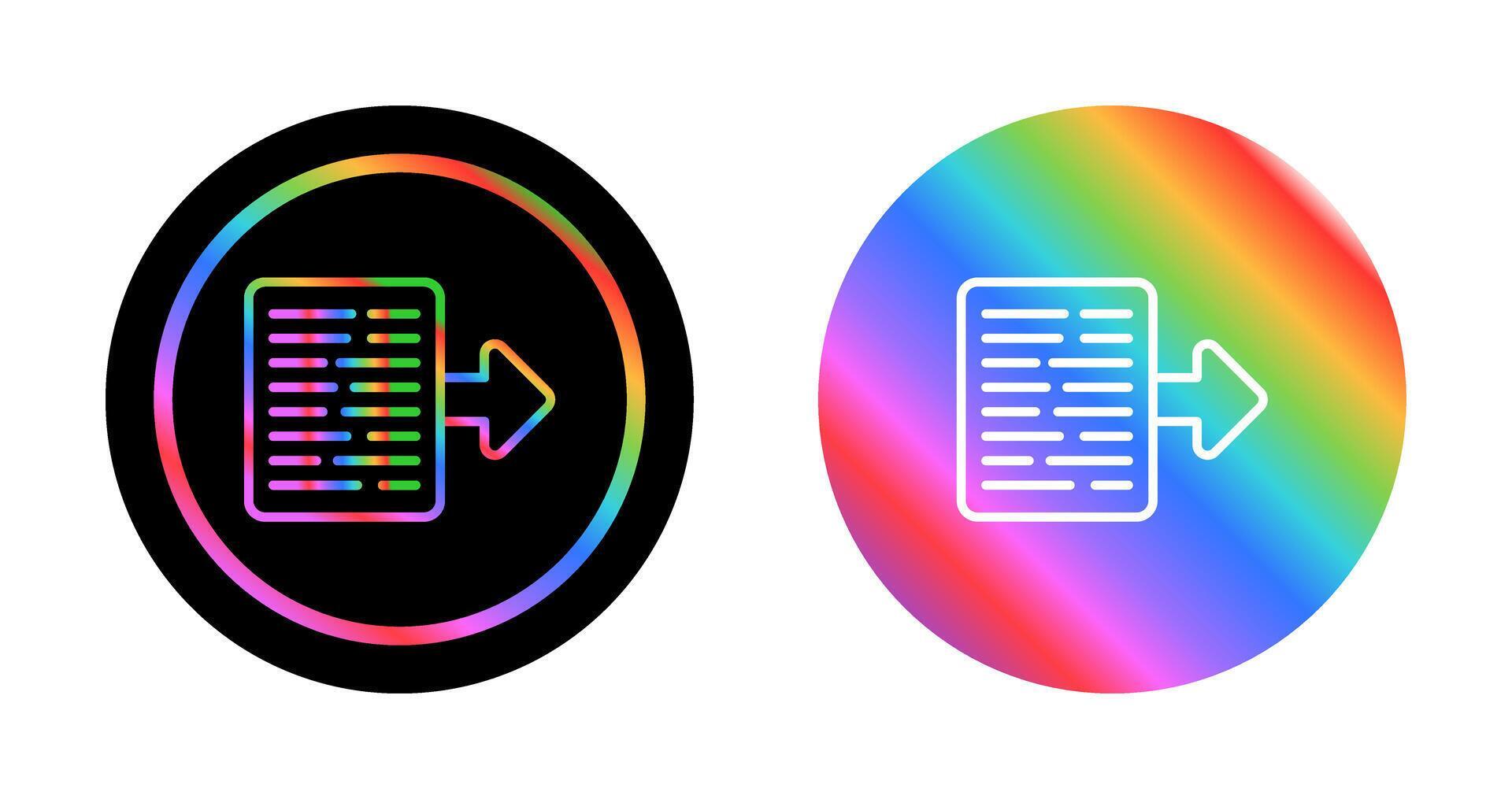 Document Export Vector Icon 40003294 Vector Art at Vecteezy