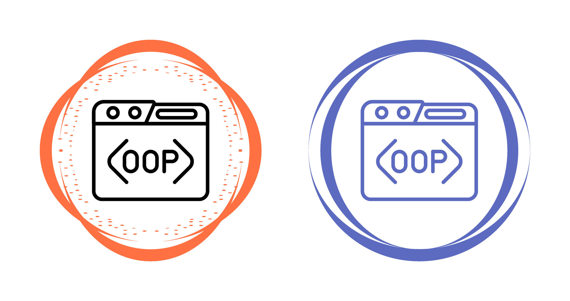 OOP Vector Icon 40007080 Vector Art at Vecteezy