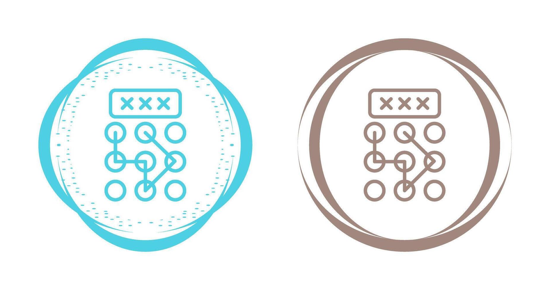 Pattern Lock Vector Icon 40009214 Vector Art at Vecteezy