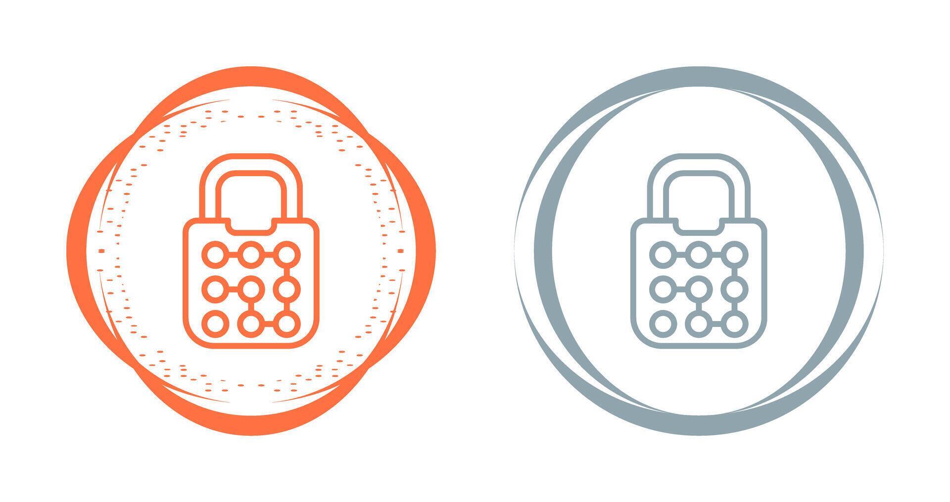 Pattern Lock Vector Icon 40009552 Vector Art at Vecteezy