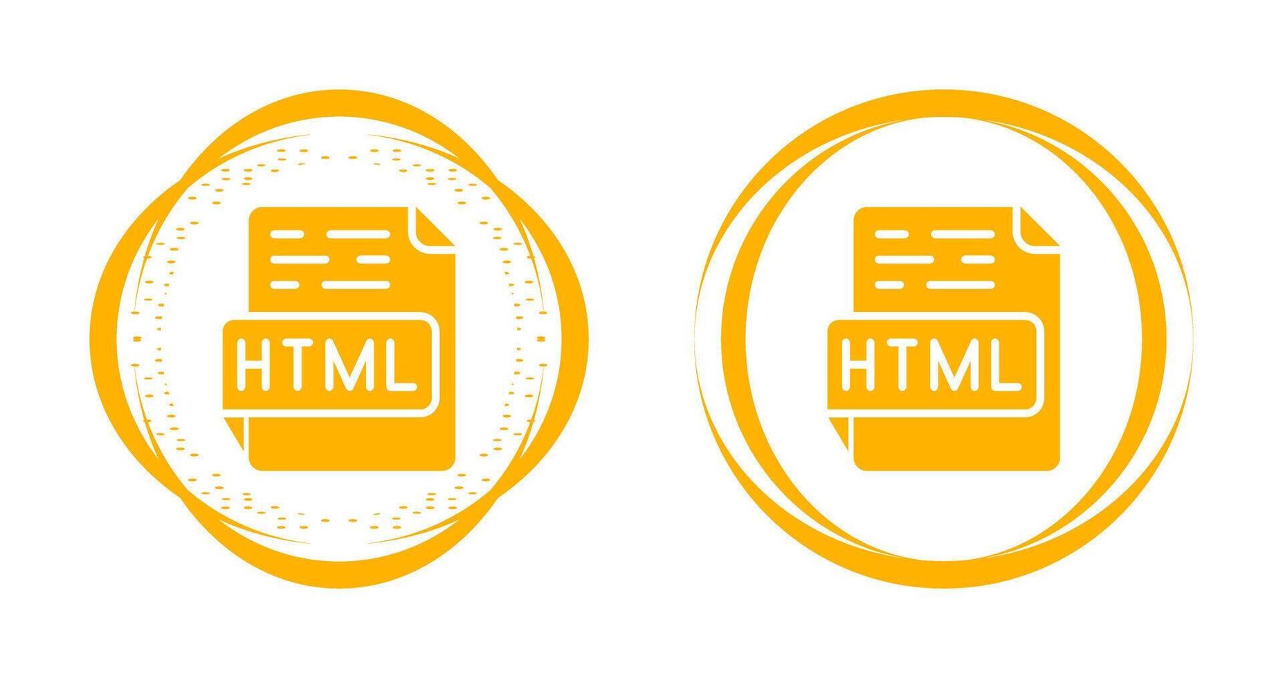 Html Vector Icon 40013411 Vector Art At Vecteezy