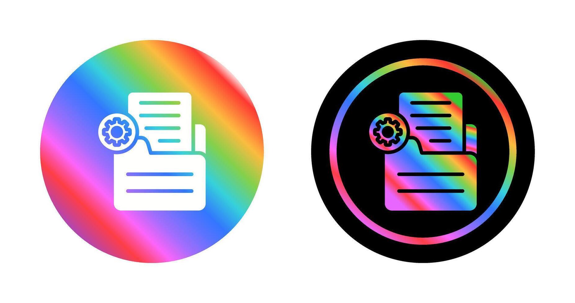 Document Settings Vector Icon 40017282 Vector Art at Vecteezy