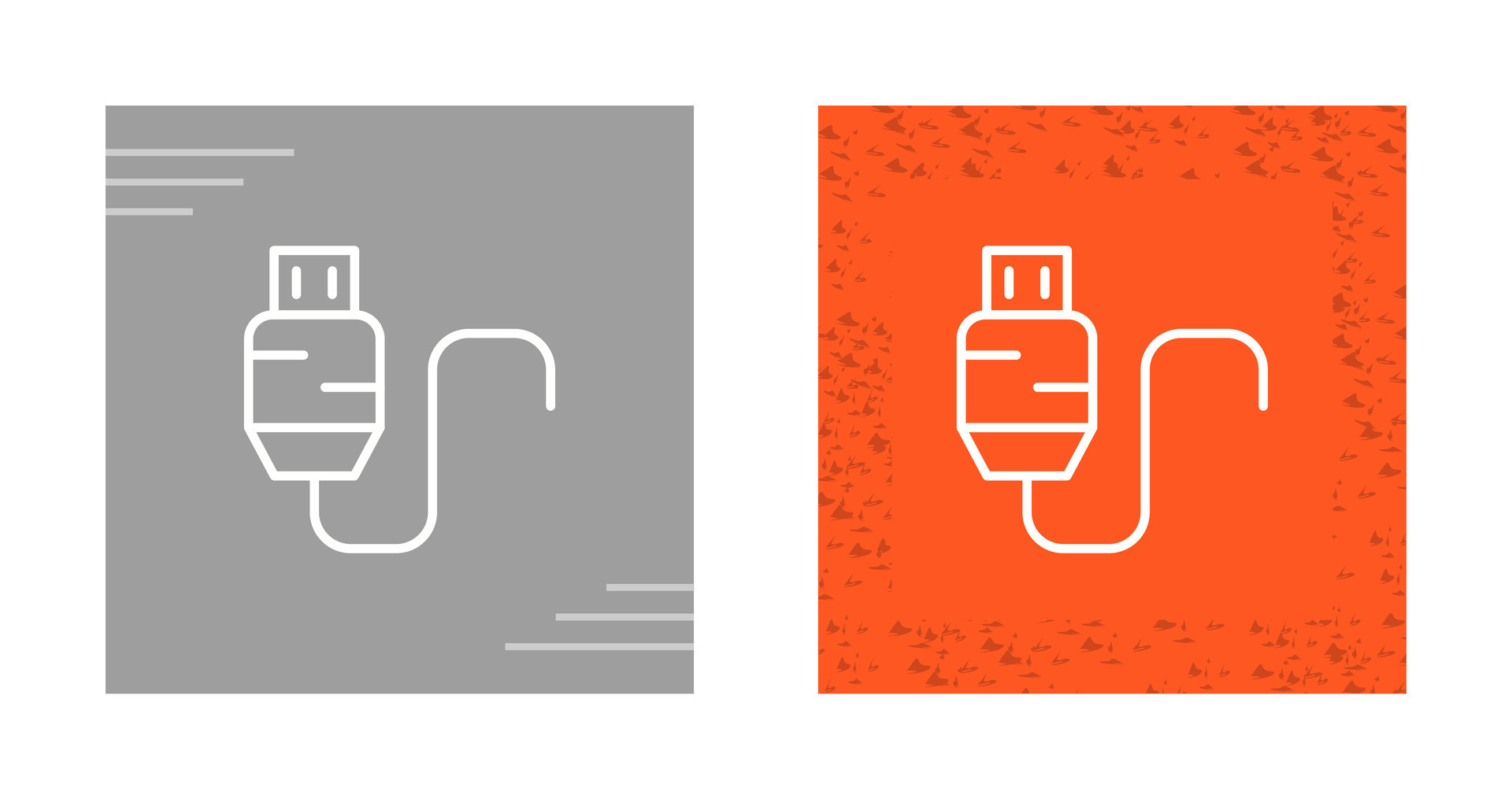 Usb Cable Vector Icon 40023823 Vector Art At Vecteezy
