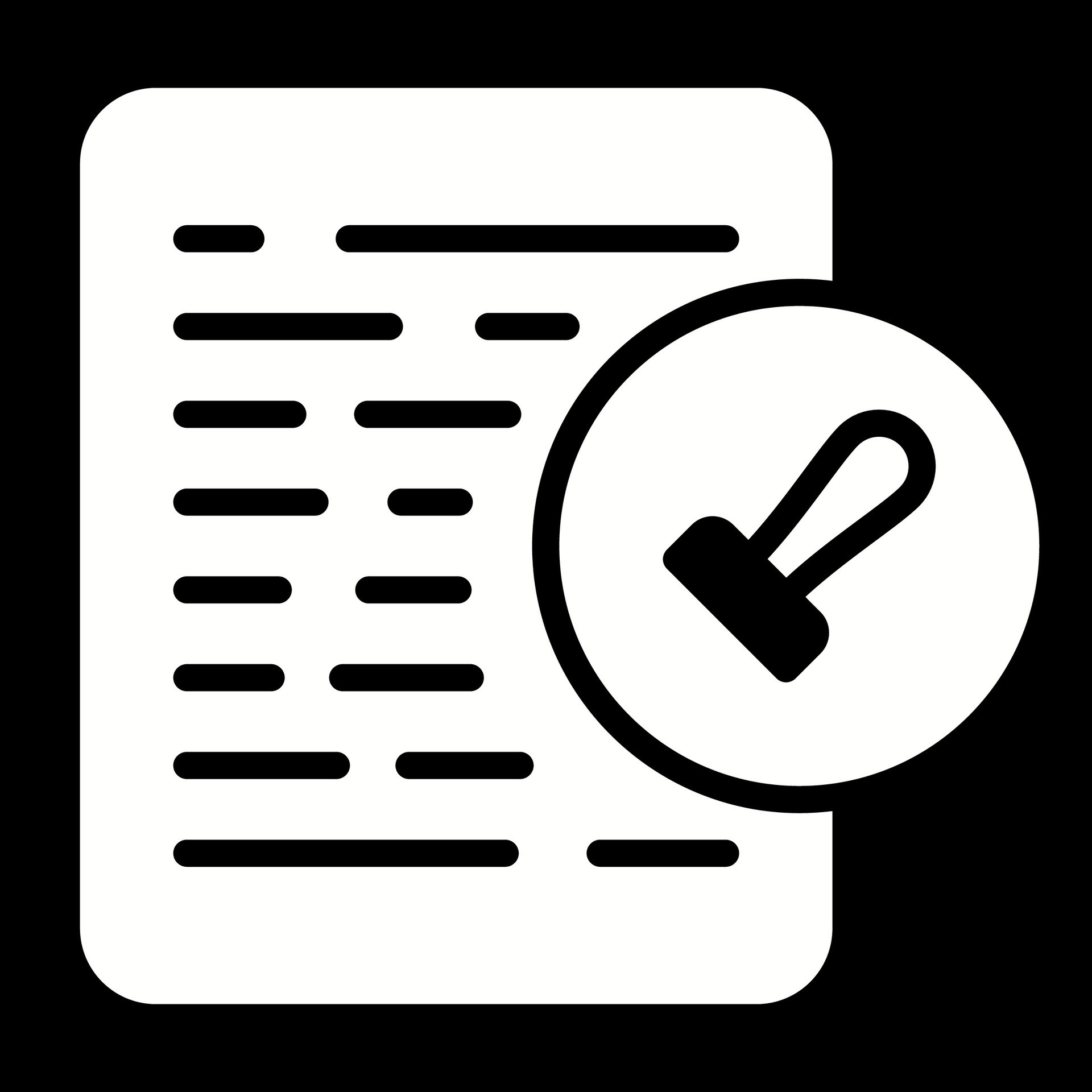 Document Permissions Vector Icon 40026708 Vector Art At Vecteezy