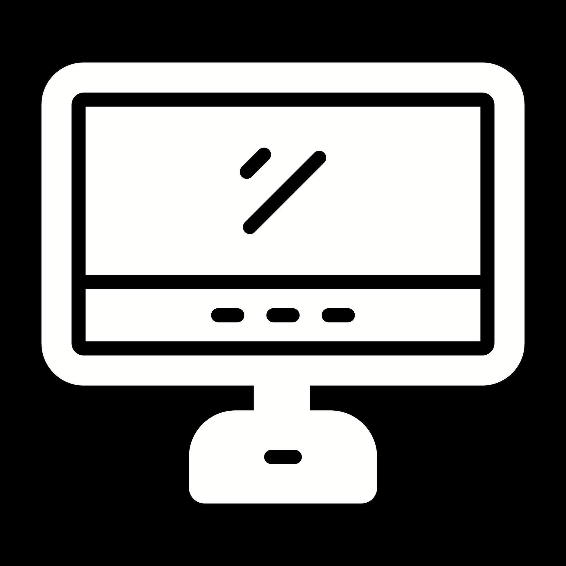 Desktop Vector Icon 40028267 Vector Art at Vecteezy