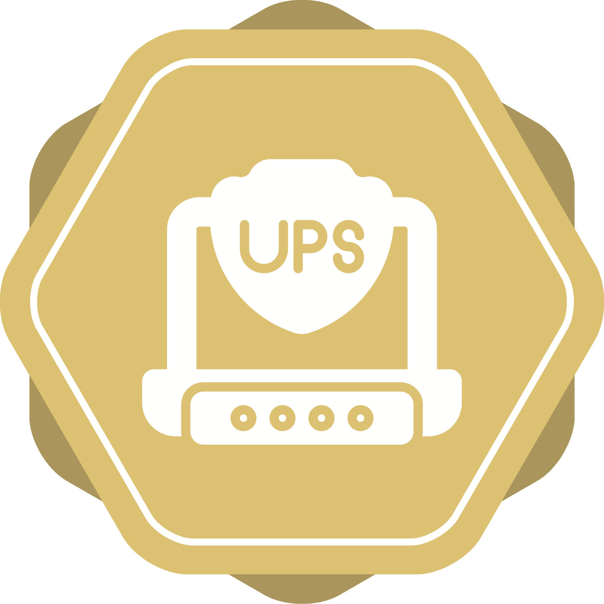 UPS vector icono 40033708 Vector en Vecteezy
