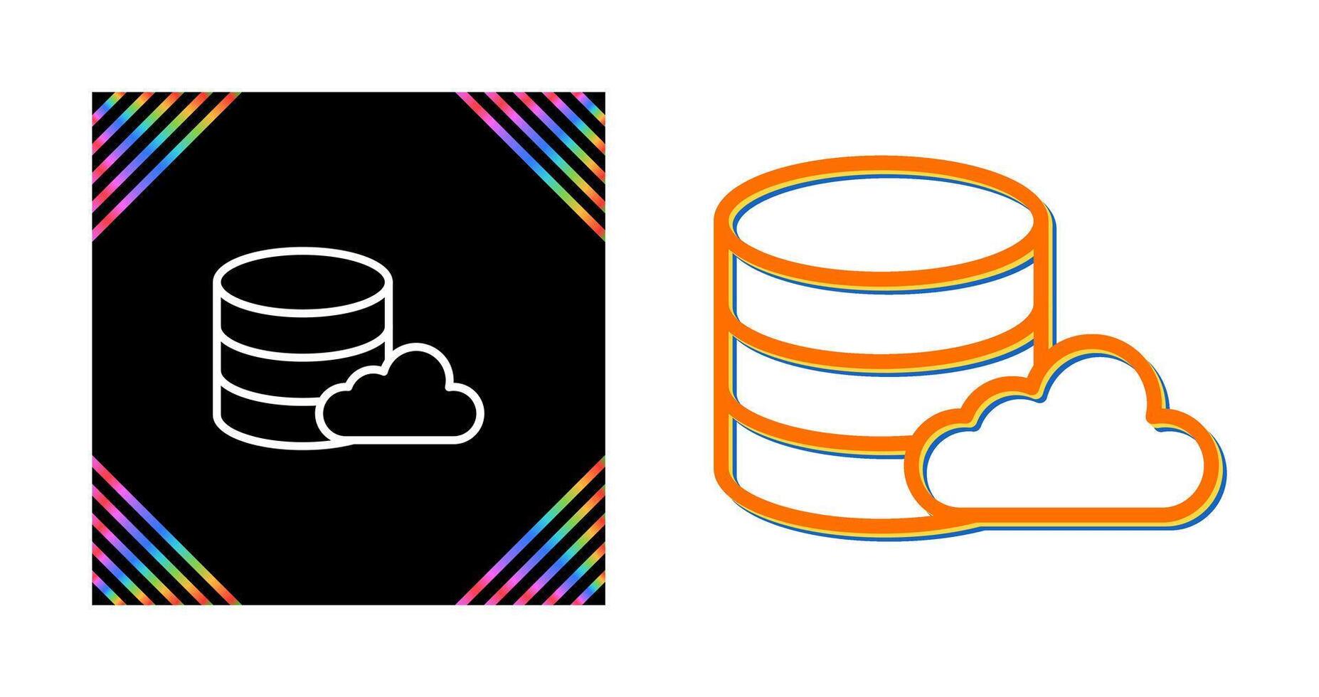 Cloud Database Vector Icon 40034983 Vector Art at Vecteezy