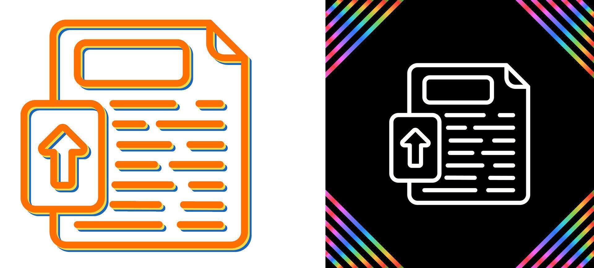 Upload File Vector Icon 40036977 Vector Art at Vecteezy