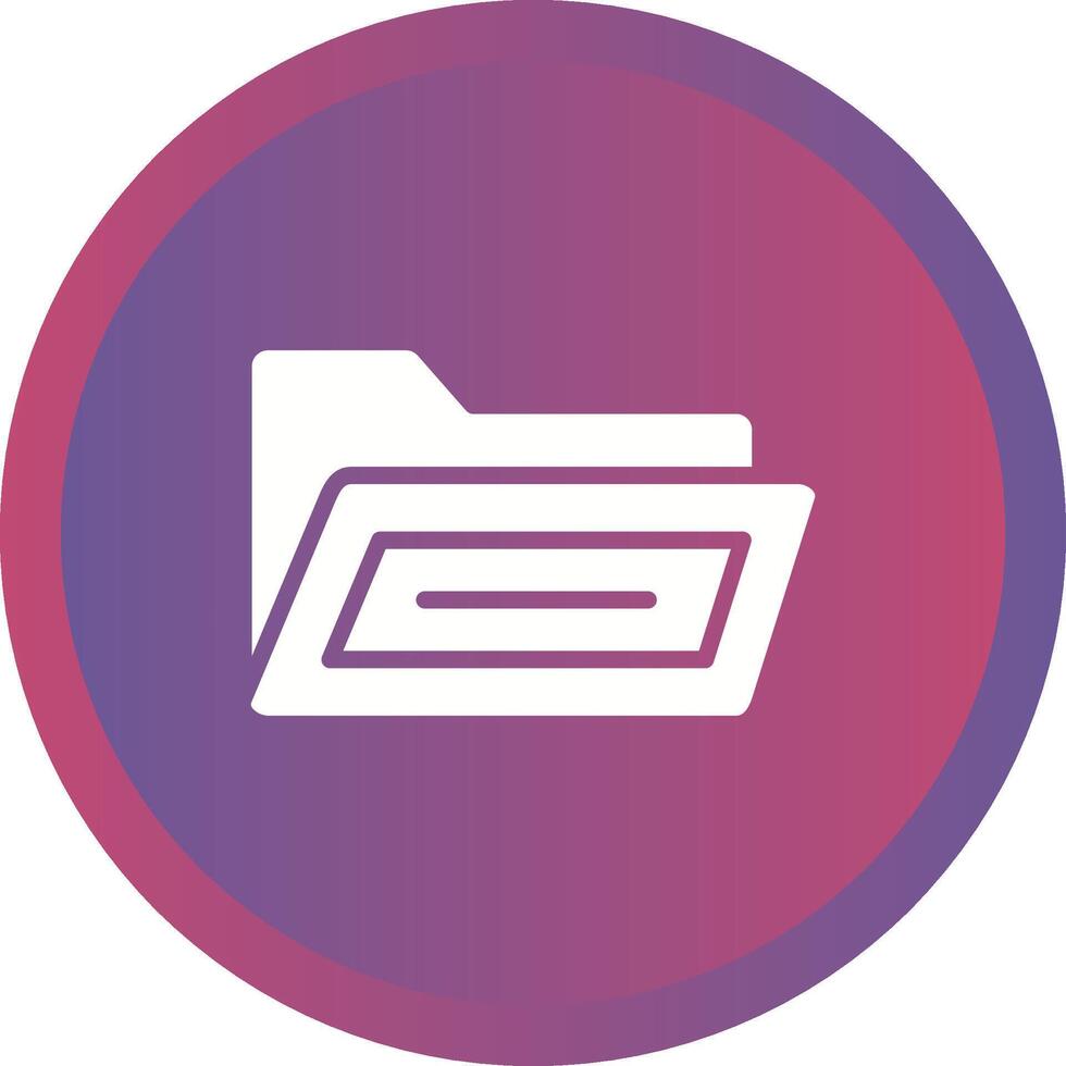 Open File Folder Vector Icon 40038581 Vector Art at Vecteezy