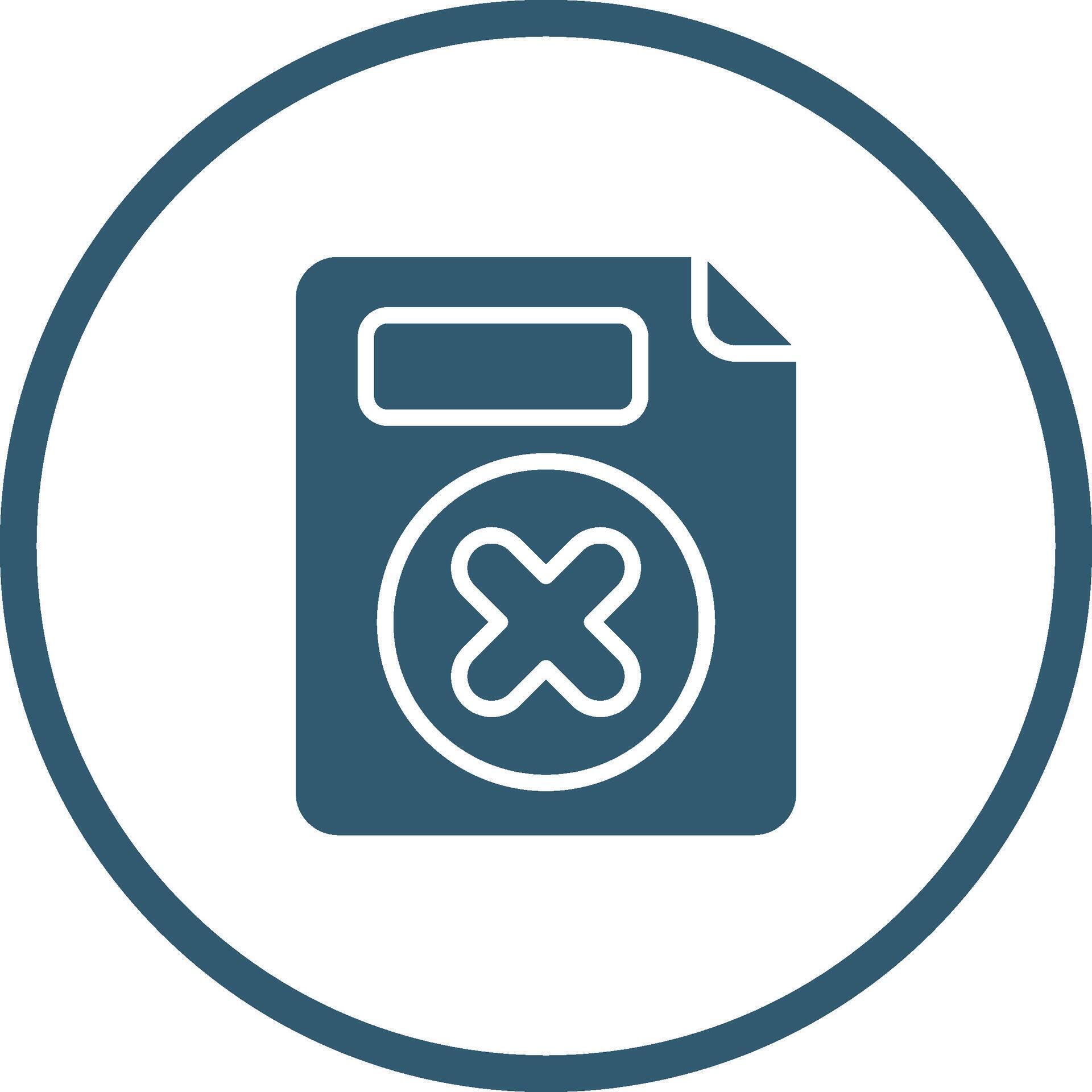 Delete Button Vector Icon 40042033 Vector Art at Vecteezy