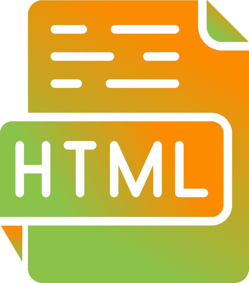 HTML Vector Icon 40043874 Vector Art at Vecteezy