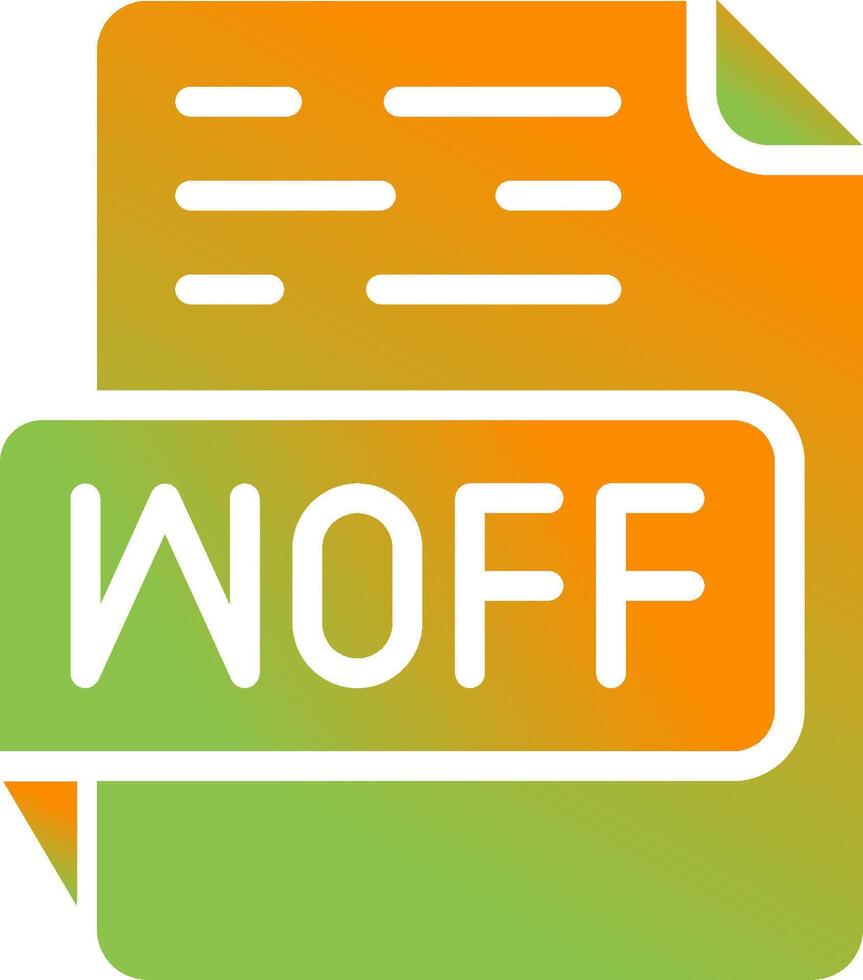 WOFF Vector Icon 40044136 Vector Art at Vecteezy