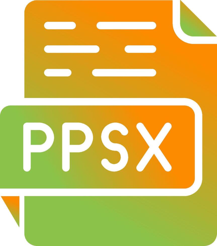 PPSX Vector Icon 40044290 Vector Art at Vecteezy