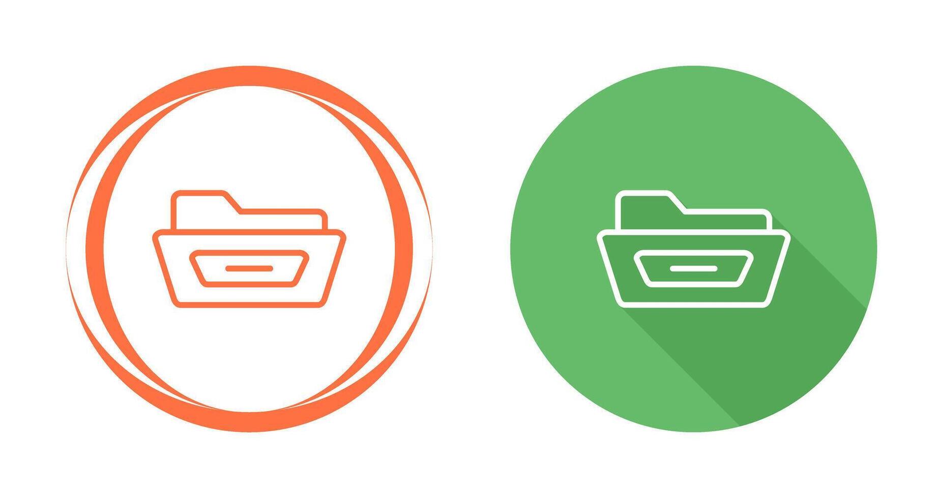 Open File Folder Vector Icon 40048358 Vector Art at Vecteezy