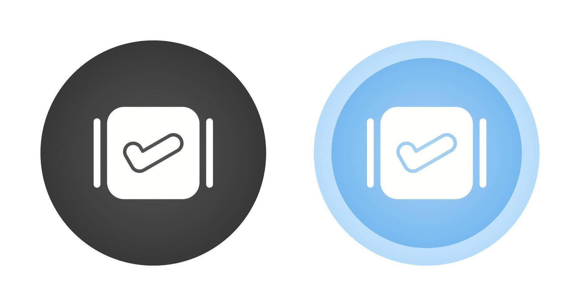 Tick Box Vector Icon 40054875 Vector Art at Vecteezy