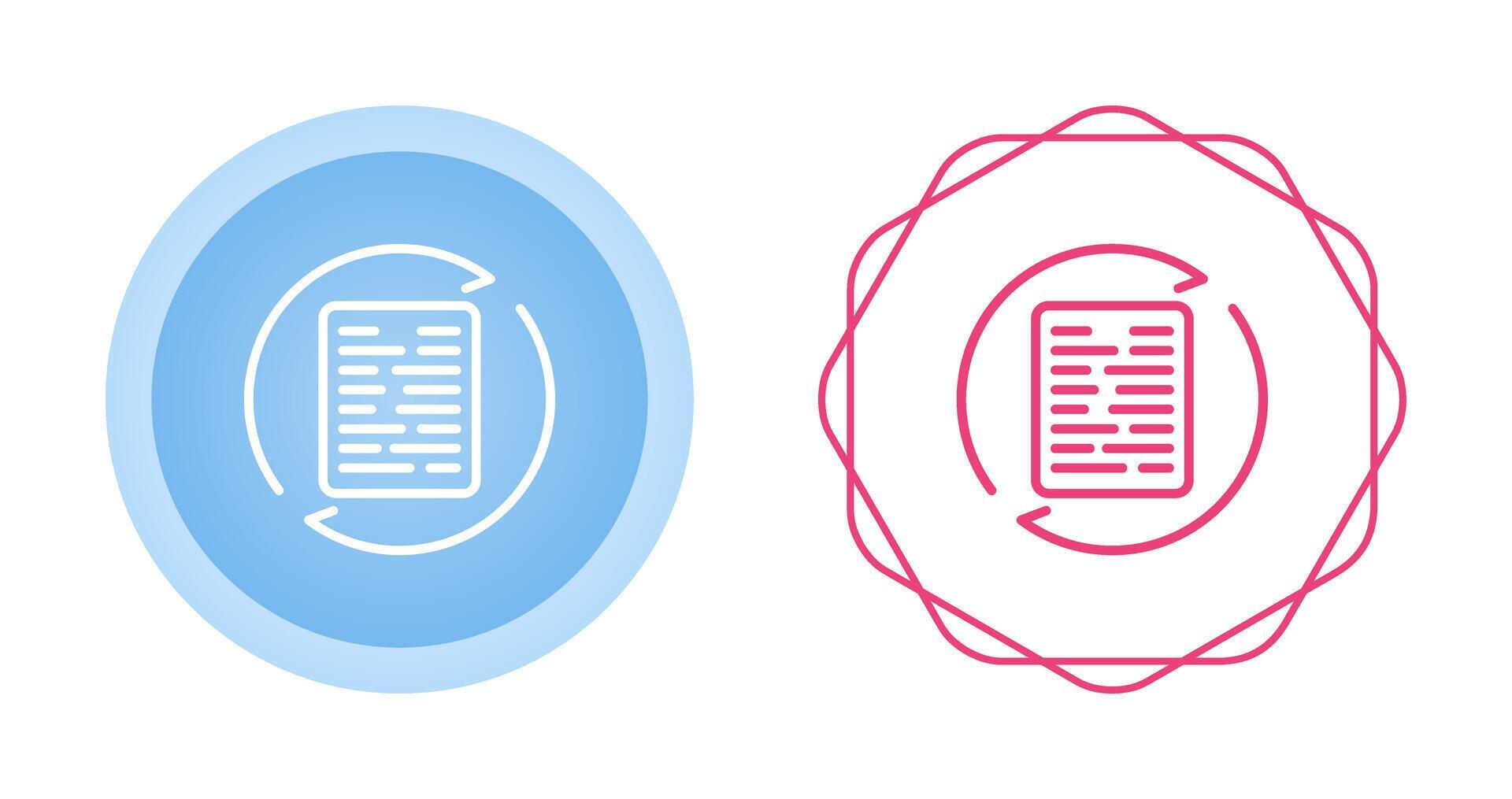 Document Synchronization Vector Icon 40060808 Vector Art at Vecteezy