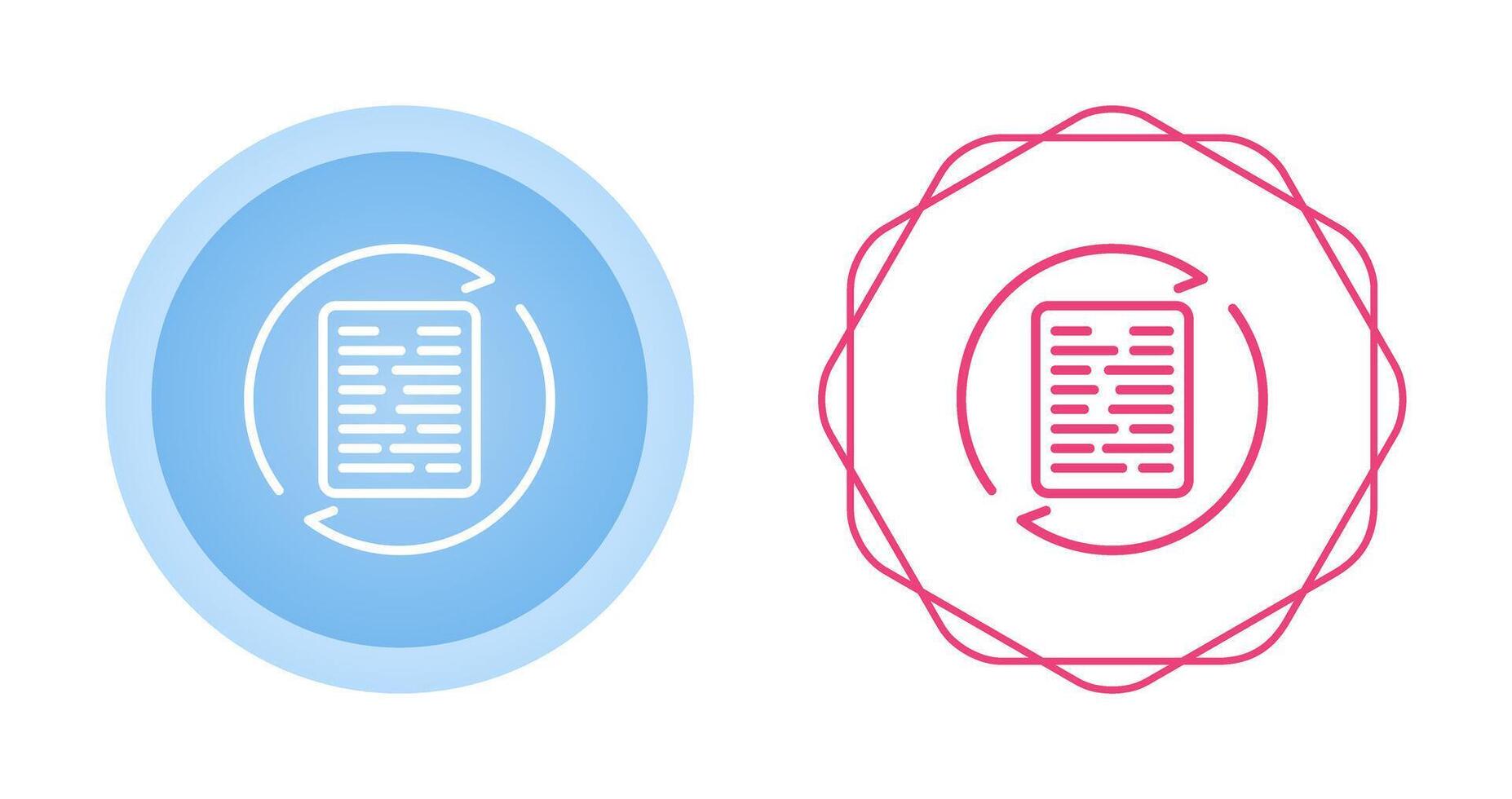 Document Synchronization Vector Icon 40060808 Vector Art at Vecteezy