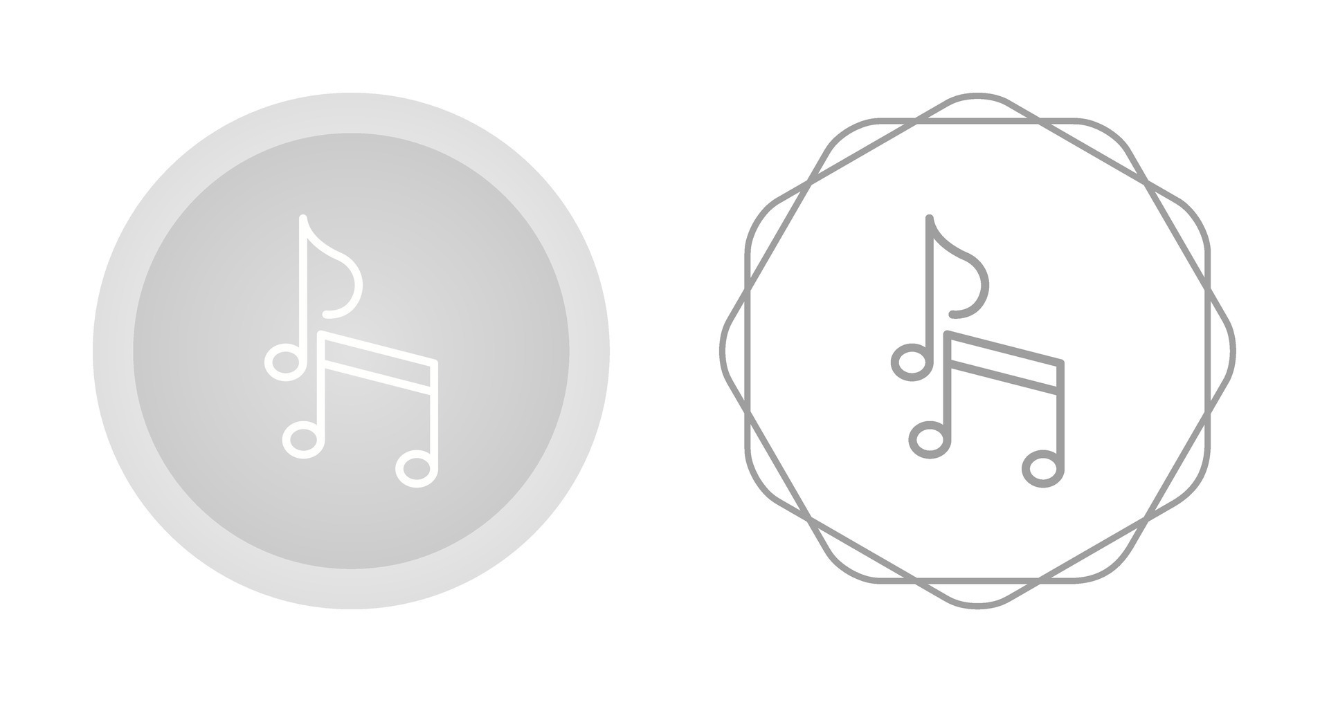 Music Note Vector Icon 40061193 Vector Art at Vecteezy